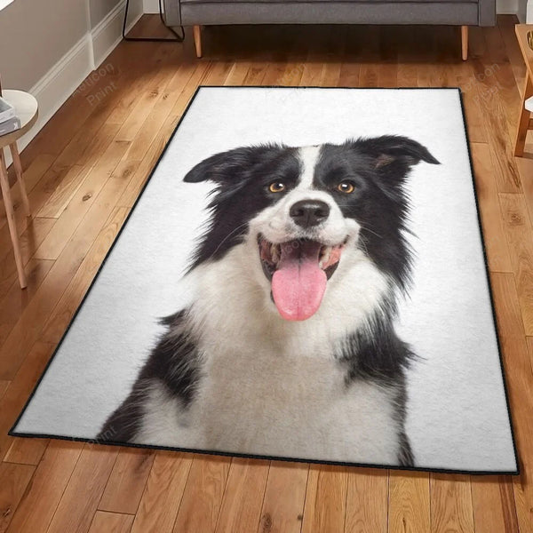 Border Collie 2 Area Rug - Cordecar Store
