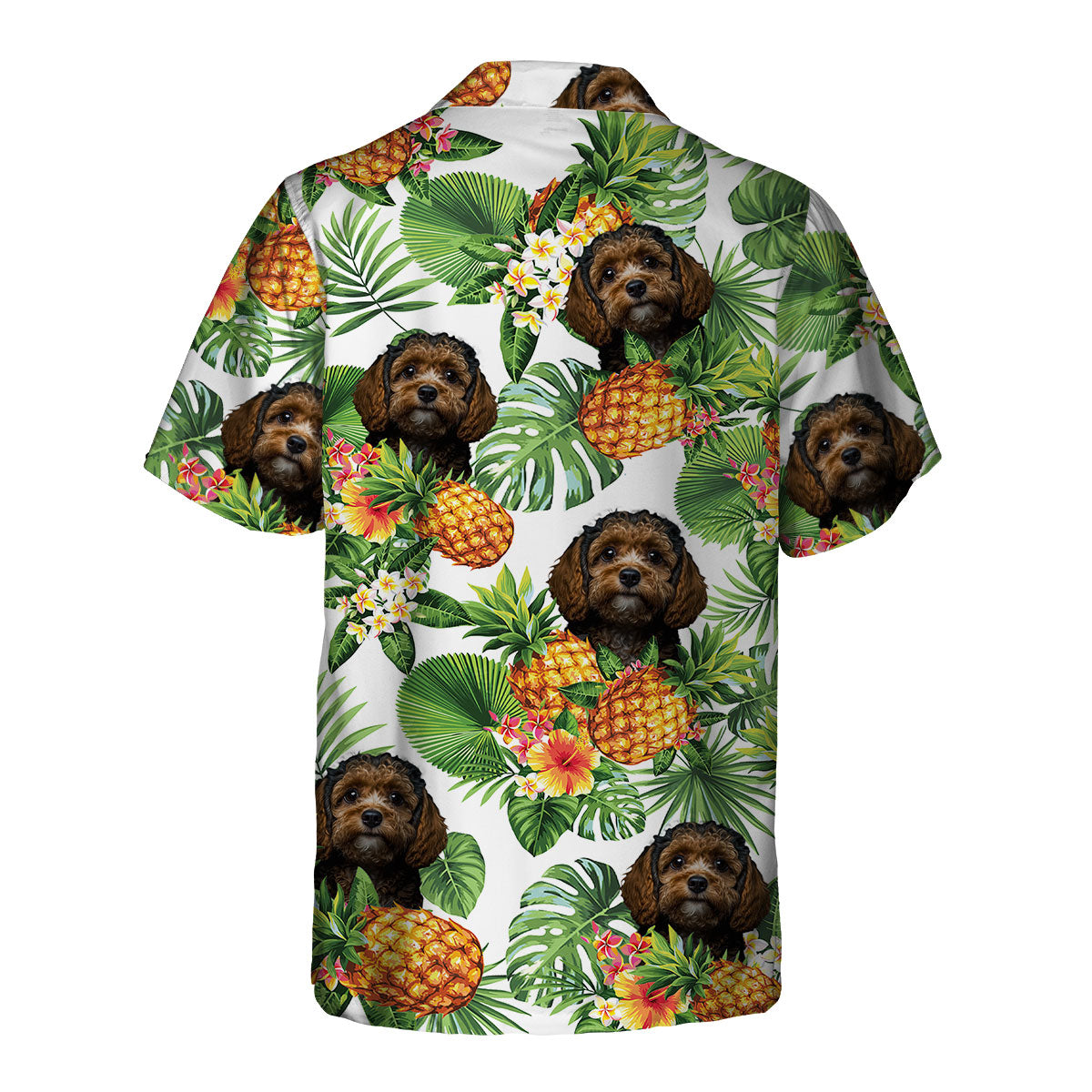 Cavapoo AI - Tropical Pattern Hawaiian Shirt - Cordecar Store